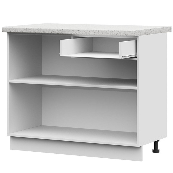 Корпус ШН1Я 1000 шкаф нижний Белый Без столешницы купить с доставкой по выгодным ценам в