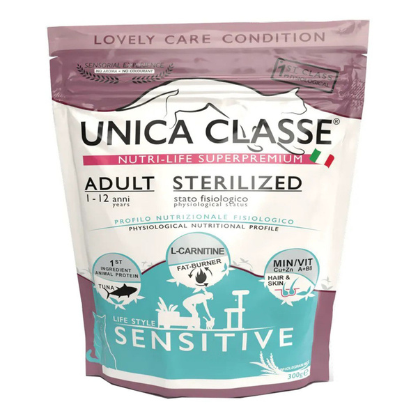 Сухой корм Gheda Petfood Unica Classe с тунцом для стерилизованных ...