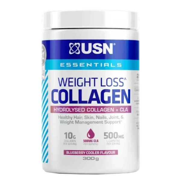 Коллаген со вкусом черники USN Weight Loss Collagen Powder 300 грамм ...