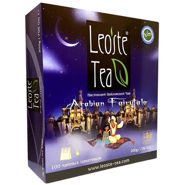 Арабская Сказка, смесь черного и зеленого листовых чаев с лепестками и ...