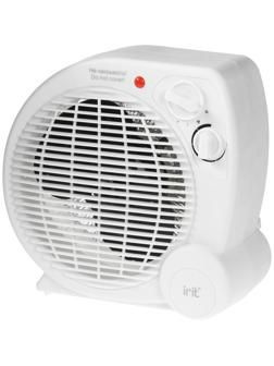 Тепловентилятор Irit IR-6008, спиральный, напольный, 2000 Вт, 2 режима, до 20 м2, белый купить ...