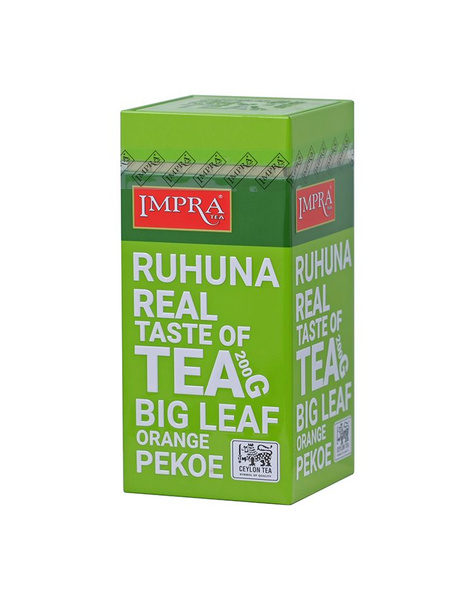 Чай чёрный IMPRA Ruhuna крупнолистовой, 200 гр - купить с доставкой по ...