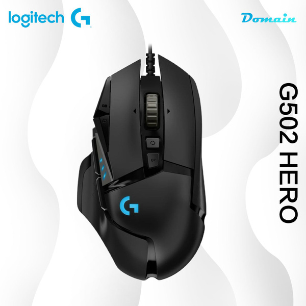 Игровая мышь проводная Logitech G проводная G502 HERO , черный,G502 HERO купить c доставкой на ...