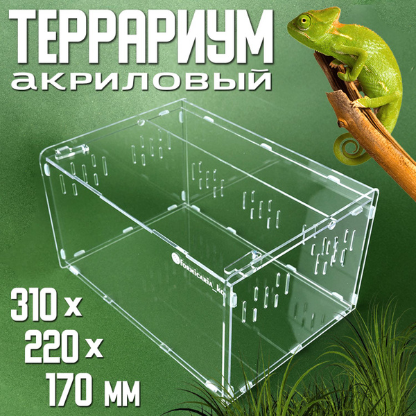 "RoоmBox" 310х220х170 мм для рептилий, улиток и пауков - террариум ...