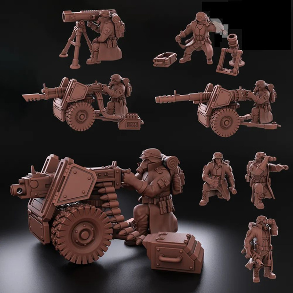 Миниатюра Warhammer Krieg Steel Squad Heavy Support Squad - купить с ...