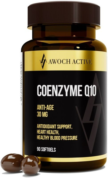 Коэнзим AWOCHACTIVE Coenzyme Q10 30 мг, 90 капсул - купить с доставкой по выгодным ценам в ...