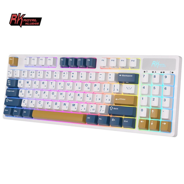 Характеристики Royal Kludge игровая клавиатура беспроводная RK89 ...