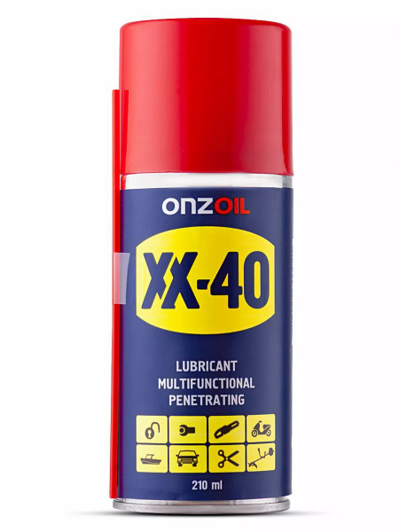 Проникающая спрей смазка XX-40 WD 420 мл, аэрозоль (WD-40 аналог) 420мл, жидкий ключ, авто ...