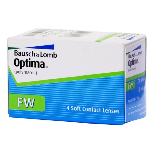 Линзы контактные Bausch&Lomb Optima FW /8,4/-4,00 №4 - купить с ...