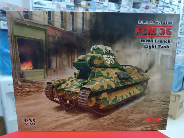 35336 FCM 36, Французский легкий танк II МВ ICM 1:35 Сборная модель ...