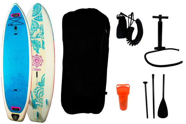 Надувная SUP доска 305*87*16 см для серфинга и сапбординга / Прогулочный сап-борд BODY GLOVE ...