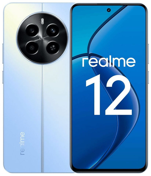 Смартфон realme 12 4G RMX3871 256Gb 8Gb синий - купить по выгодной цене ...