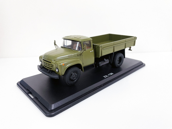 Коллекционная масштабная модель ЗИЛ 130 бортовой зеленый SSM 1004 ...