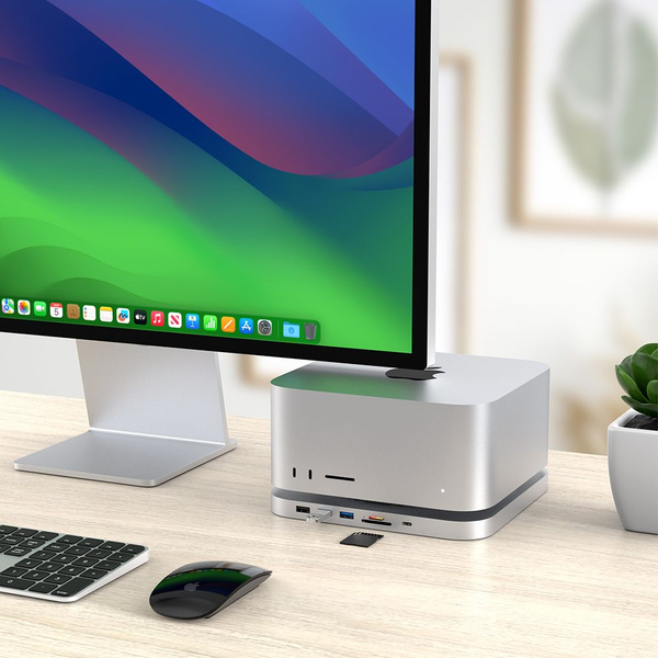 Qwiizlab USB Hub type c для Mac mini M2/М1 Mac Studio Dock Station 4K ...