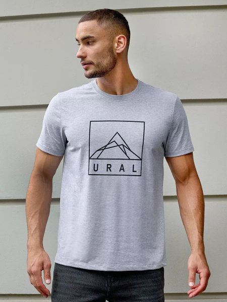 Футболка Sevenext, размер 52, цвет серый, Хлопок 100% - купить по выгодной цене в интернет ...