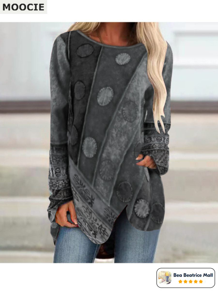 Лонгслив Женский MOOCIE пепел Длинный, размер 50 Хлопок Повседневный Без застежки купить c ...