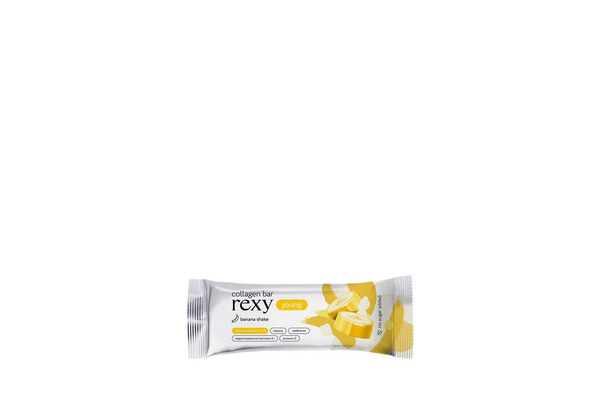 Батончик Rexy Банановый шейк с коллагеном - купить с доставкой по ...