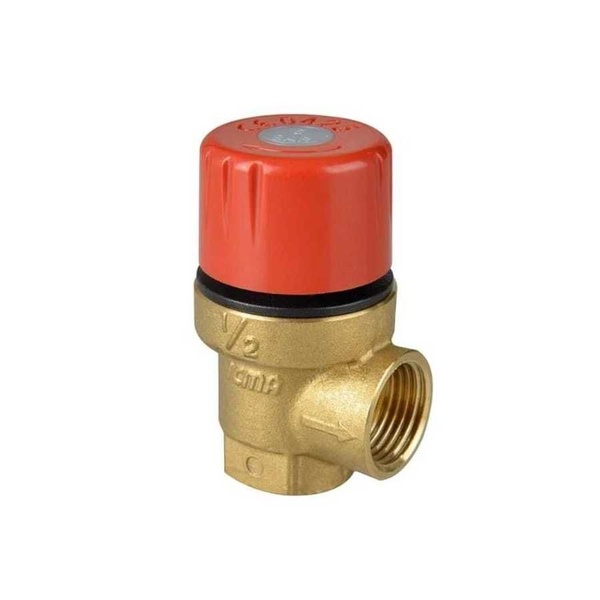 Клапан предохранительный 6 бар, 1/2" ICMA (91241ADAN) - купить в интернет-магазине OZON по ...