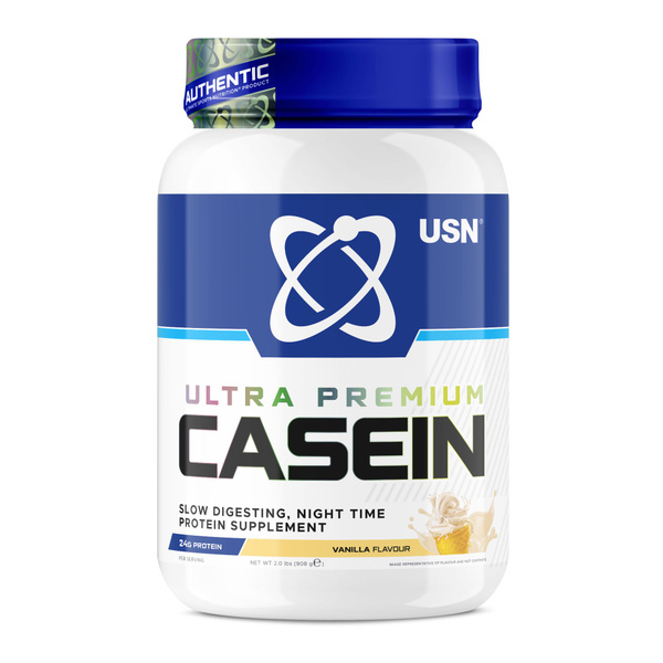 USN Казеиновый протеин, Casein Ultra-Premium 908 грамм (Ваниль ...