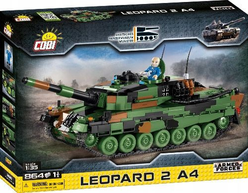 Конструктор пластиковый Cobi Leopard 2 A4 - Танк Леопард - 864эл ...