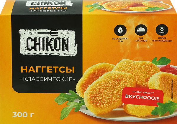 Наггетсы CHIKON Классические, 300г - купить с доставкой по выгодным ...