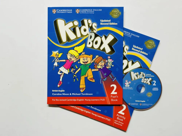 Kid's Box 2. ПОЛНЫЙ КОМПЛЕКТ: Учебник + Рабочая Тетрадь + CD/DVD (2nd edition) kids box | Nixon ...