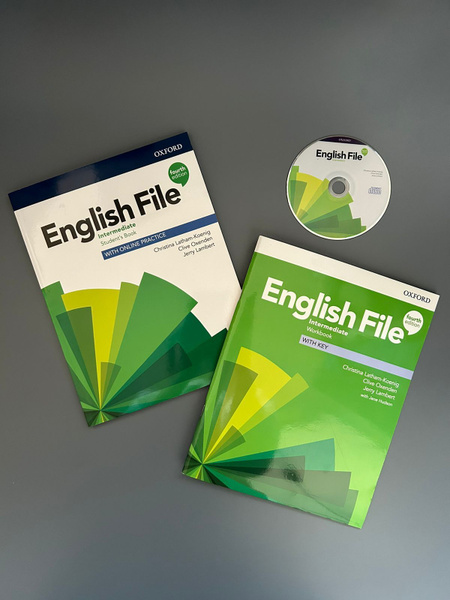 English File Intermediate 4th Edition Учебник + Рабочая Тетрадь+CD ...