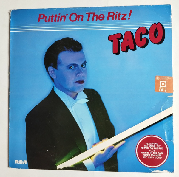 Винтажная виниловая пластинка LP Taco Puttin On The Ritz (Sweden 1982 ...
