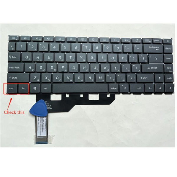 Новая клавиатура для MSI Modern 15 A10M A10RAS A10RBS MS-1551 Черная ...