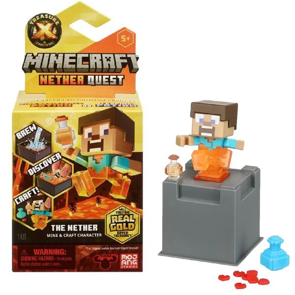 Minecraft - Treasure X: Слепой ящик Nether Quest Series 4 (Одиночная ...