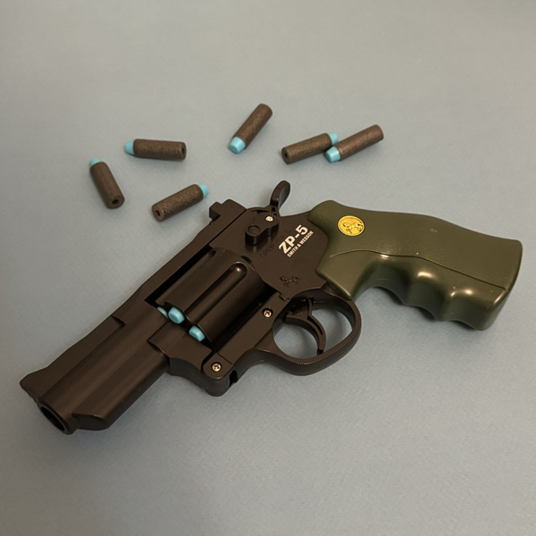 Револьвер пистолет детский пистолет Colt python с пягкими пулями нерф ...