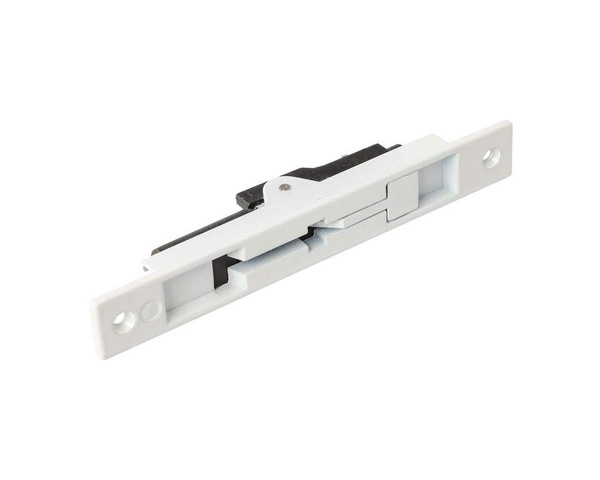 Шпингалет для алюминиевой двери, врезной, верх/низ, белый RAL9016 ...