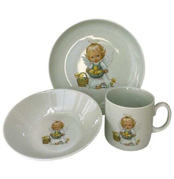 Детский набор 3 предмета Cmielow "Девочка Ангел" / 297015 - купить с ...