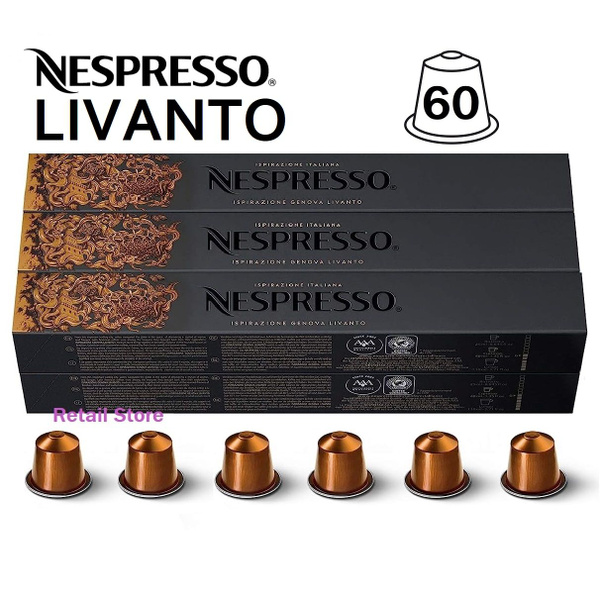 Набор кофе Nespresso LIVANTO, 6 упаковок (60 капсул) - купить с ...