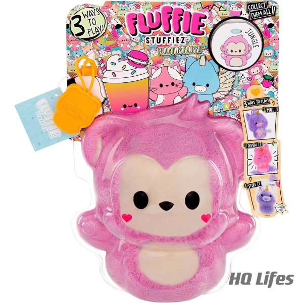 Флаффи Стаффи Игровой набор Fluffie Stuffiez обезьяна третье поколение ...