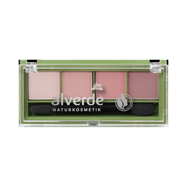 Alverde палитра теней для век "Quattro" (50 Rose Garden), 4,4 г ...