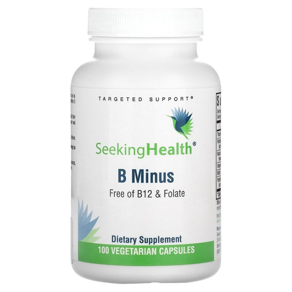 Seeking Health, B Minus, Комплекс витаминов группы B, без витамина B12 ...