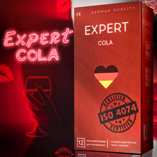 Презервативы EXPERT Cola, 12 шт., со вкусом и ароматом колы - купить с ...