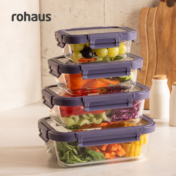 Контейнер пищевой Rohaus, 158х115х59; 183х136х65; 213х162х72 ...