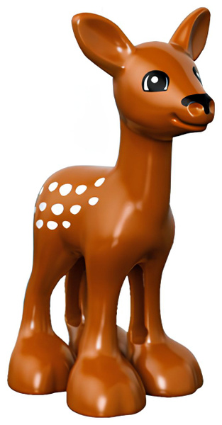 Оленёнок Lego Duplo Deer Baby Fawn, Eyes White on Front and Back ...