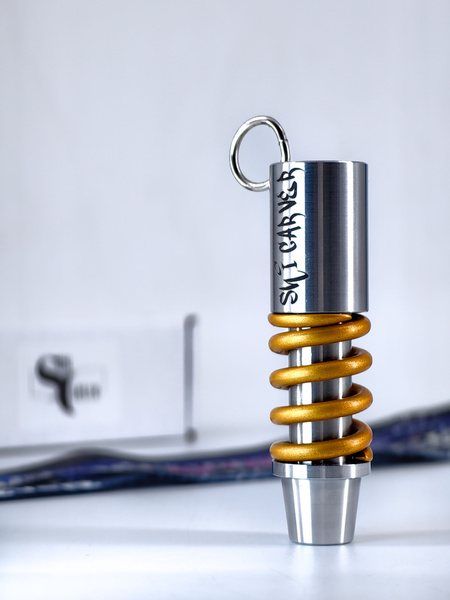 Персональный мундштук с лентой Shi Carver Spring 2.0 Gold Anod - купить ...