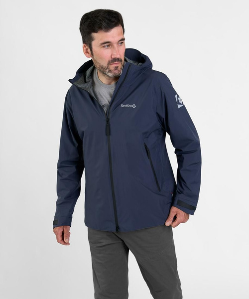 Куртка Мужской RedFox синий капюшон, размер 46 Длинный купить c доставкой на OZON по низкой цене ...