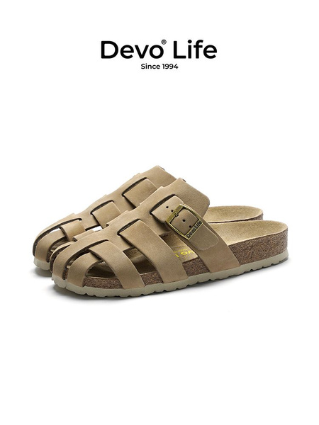 Сандалии Женский Devo Life, размер 38 Натуральная кожа Без каблука Анатомическая стелька ...
