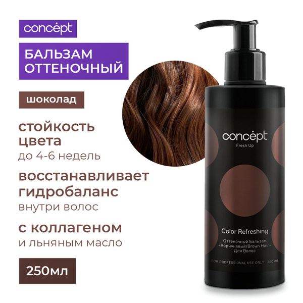 Оттеночный бальзам для волос женский, пигмент прямого действия ...