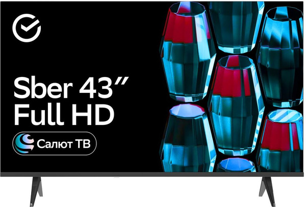 Sber Телевизор SDX-43F2139 43" Full HD, черный купить на OZON по низкой ...