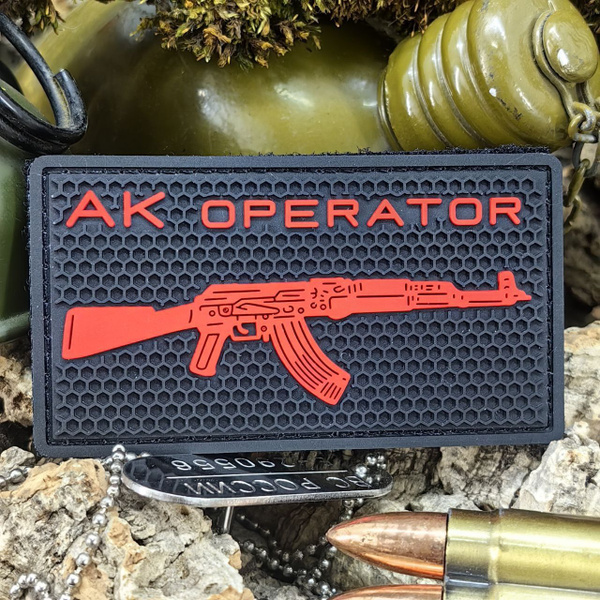 Нашивка-патч AK OPERATOR 3D PVC черная 9х5 купить на OZON по низкой ...