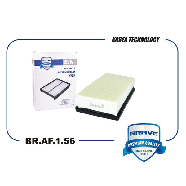Характеристики Фильтр воздушный BR.AF.1.56 165466859R RENAULT Arkana 1 ...