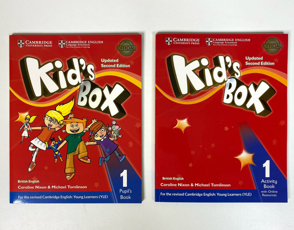 Kid's Box 1 (Pupil's book + Workbook + диск) (2nd edition) kids box - купить с доставкой по ...