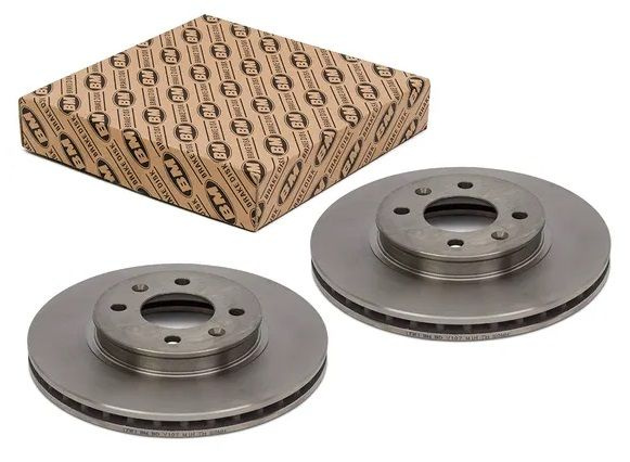 Диски тормозные передние, комплект 2 шт BM-MOTORSPORT BDV107 (соответствует TRW DF6198, DF6794 ...
