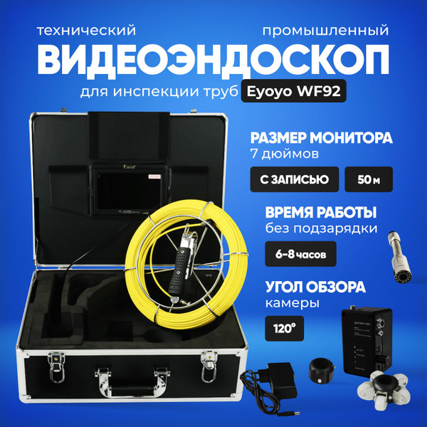 Видеоэндоскоп Canvass Eyoyo_WF9 - купить по выгодной цене в интернет-магазине OZON (1683617918)